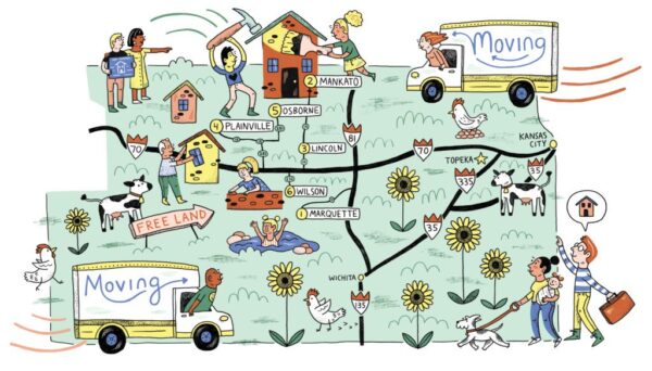 Six rural Kansas towns offer free land to transplants — here's the deal