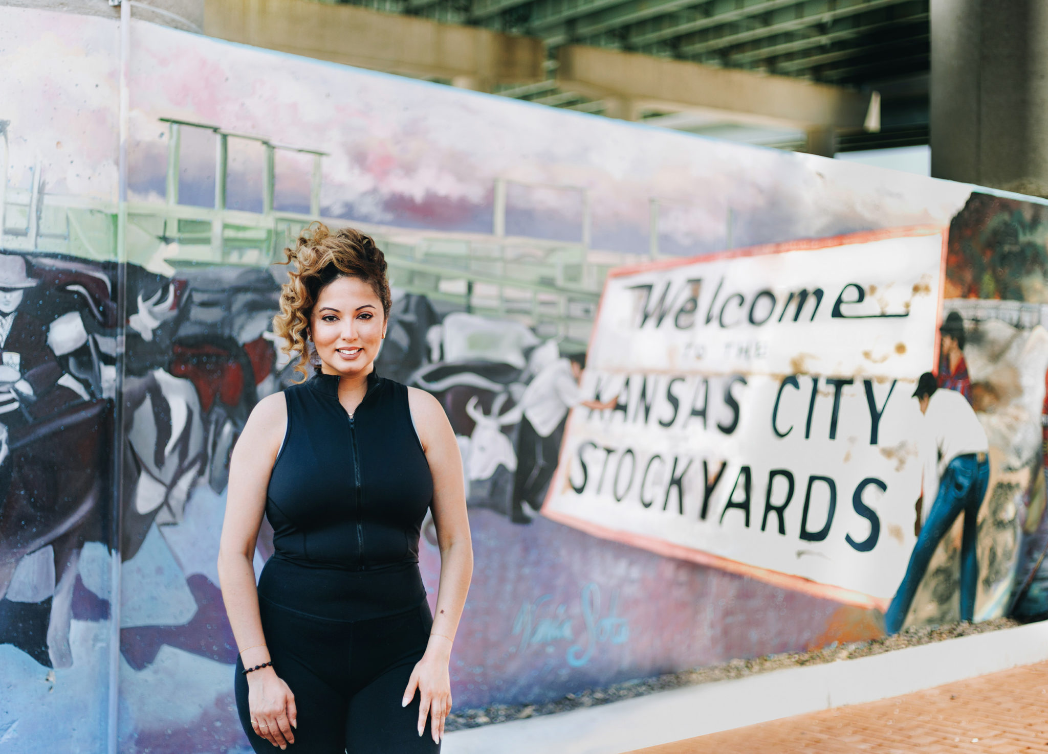 Muralist Vania Soto is showing scenes from KC’s rich Mexican heritage