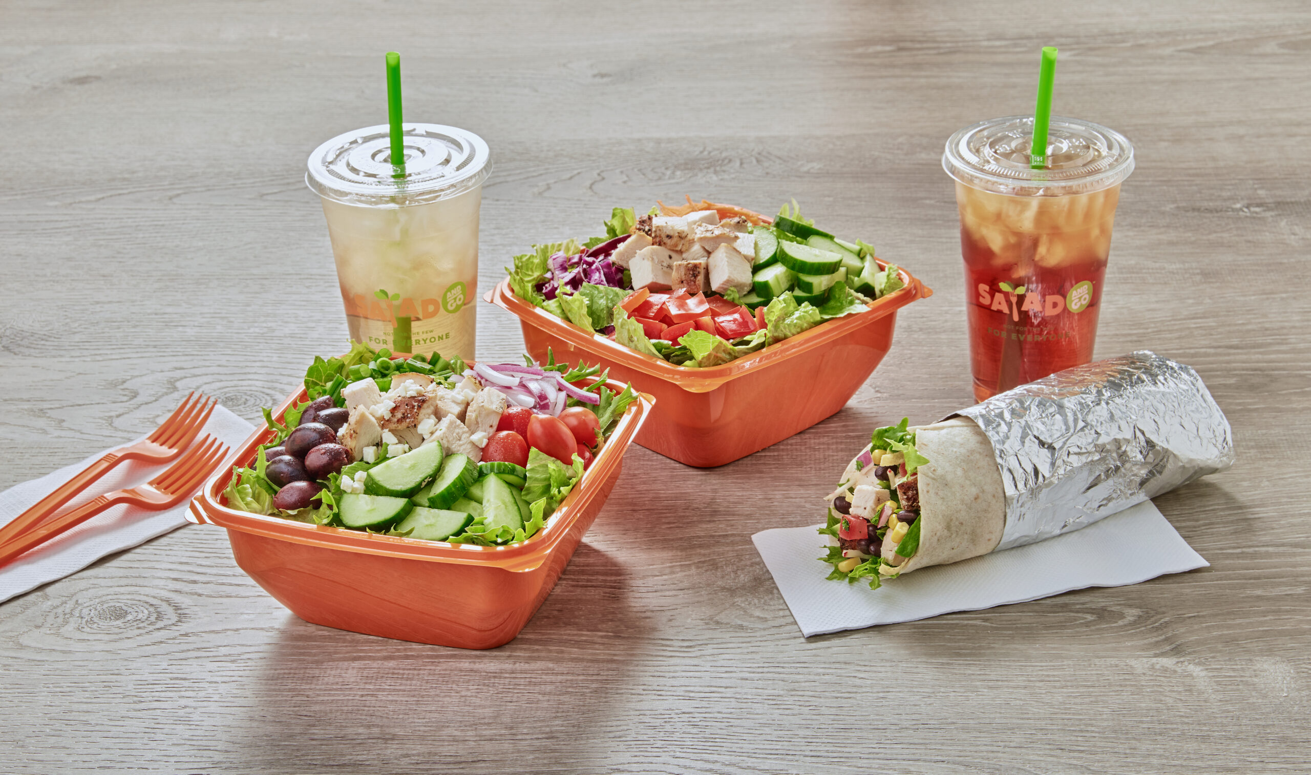 Get your greens on the go: with salad and go