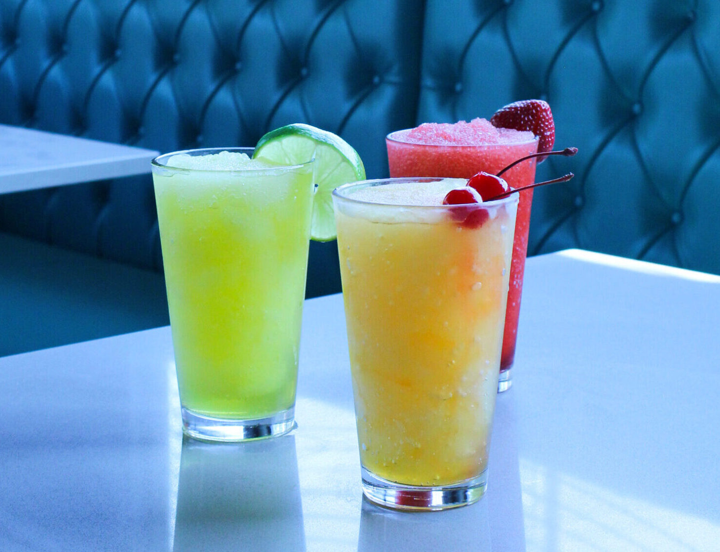 Frozen cocktails, push pops and beach snacks