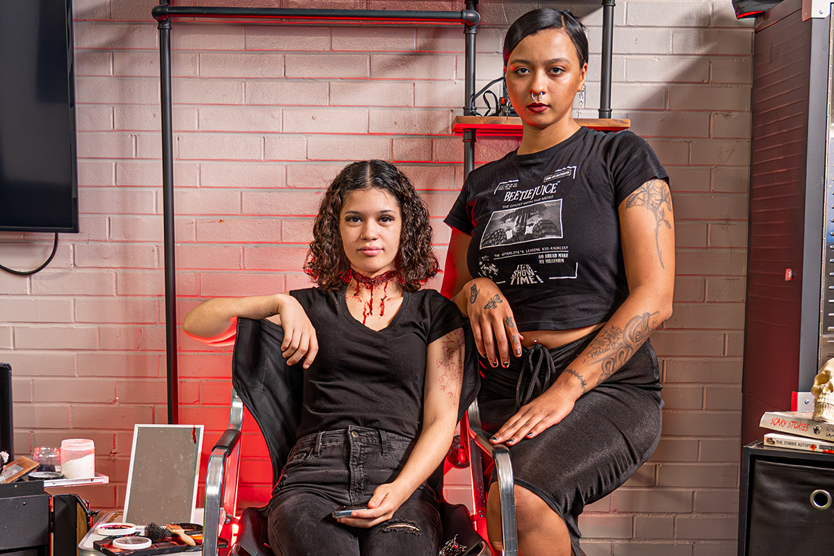 Special effects makeup artist Bria Hughes has some advice for those ...