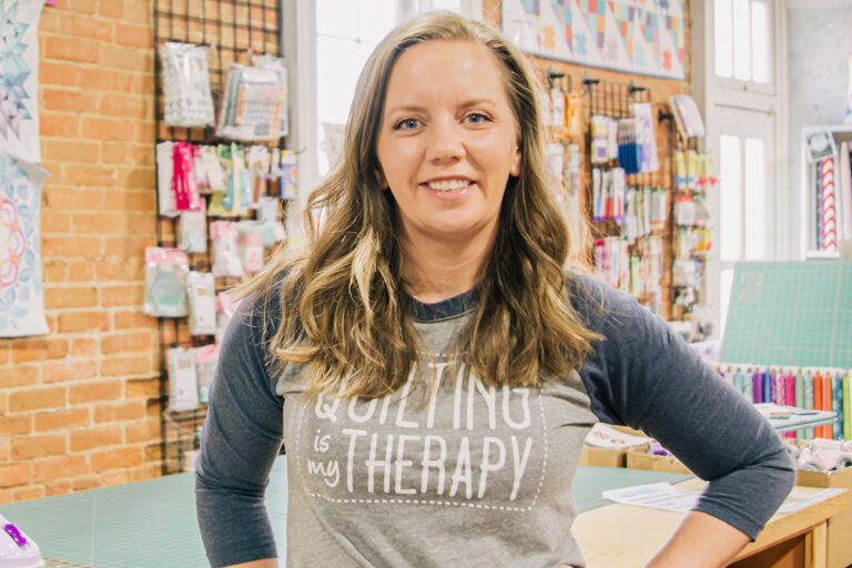 Viral quilter Angela Walters draws an international audience